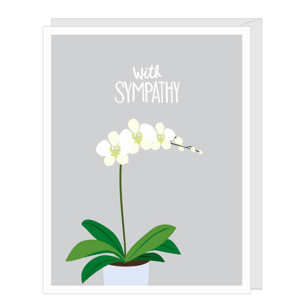 Orchid Sympathy Card – Nourish Designs